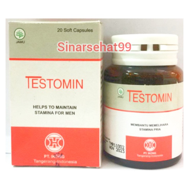 Jual TESTOMIN H3 vitamin hormon kesuburan dan stamina pria | Shopee ...