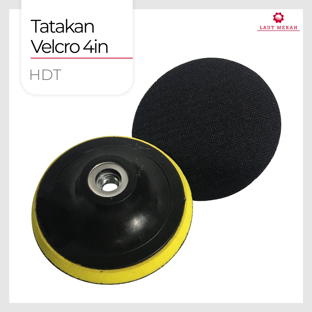 Jual TATAKAN AMPLAS 4 INCI BANTALAN BULAT VELCROPAD 4DIM 100MM TATAKAN ...