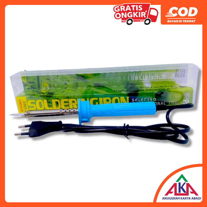 Jual VISERO V802 Solder 40W Soldering Iron Kualitas Super | Shopee Indonesia