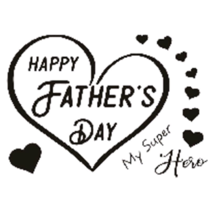 Jual Stiker mother day | Sticker Happy Father day Balon PVC Tranparan ...