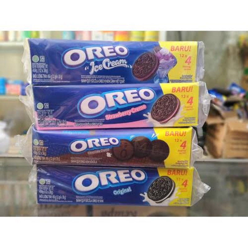 Jual Oreo Box Vanilla Vanila Original Isi 12 Pack Pcs Sachet 12Pack ...