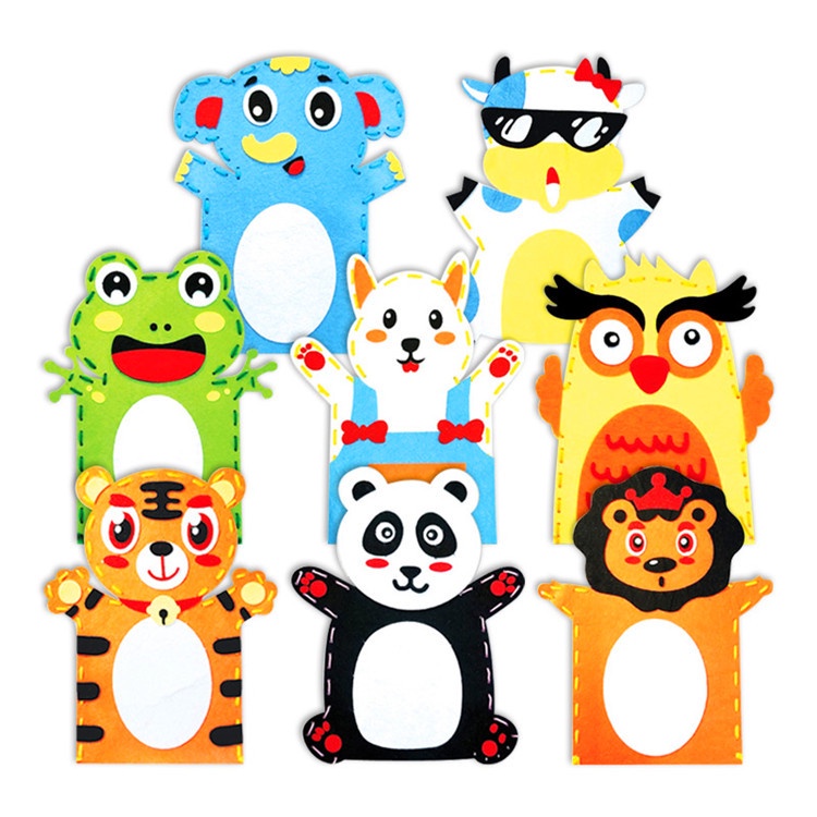 Jual DIY BONEKA TANGAN HAND PUPPET FELT FLANEL MAINAN EDUKASI EDUTOYS ...