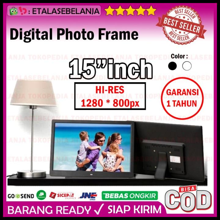 Jual Bingkai Foto Digital 15 Inch Terbaru Hi-Res - Full Hd - Evd Dpf15 ...