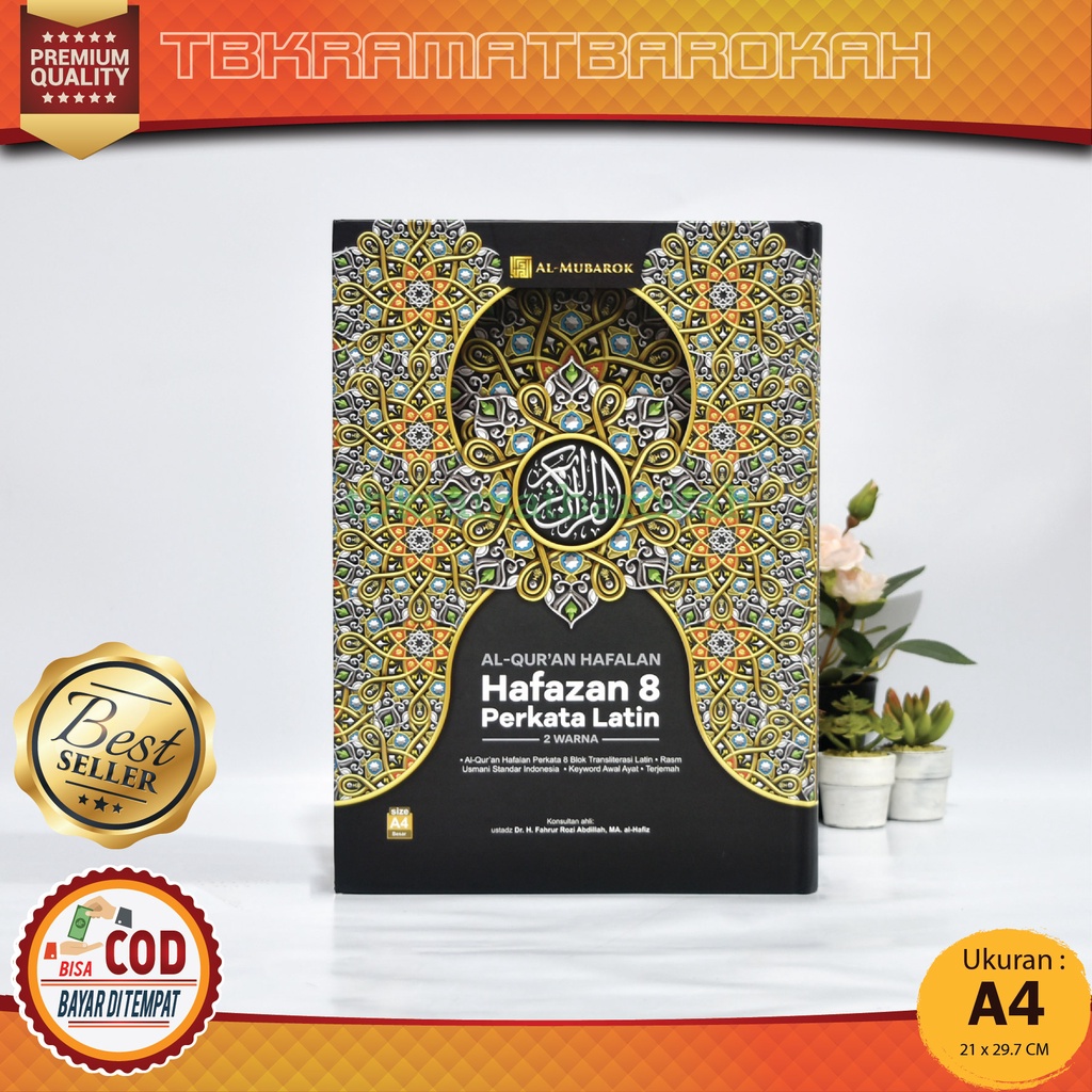Jual Al Quran Hafalan Hafazan Terjemah Perkata Latin 8 Blok Ukuran A4 Quran Besar Kertas HVS 2 ...