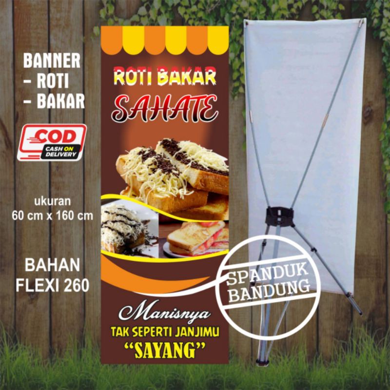 Jual Banner Roti bakar / BANNER USAHA ROTI BAKAR / SPANDUK USAHA roti ...