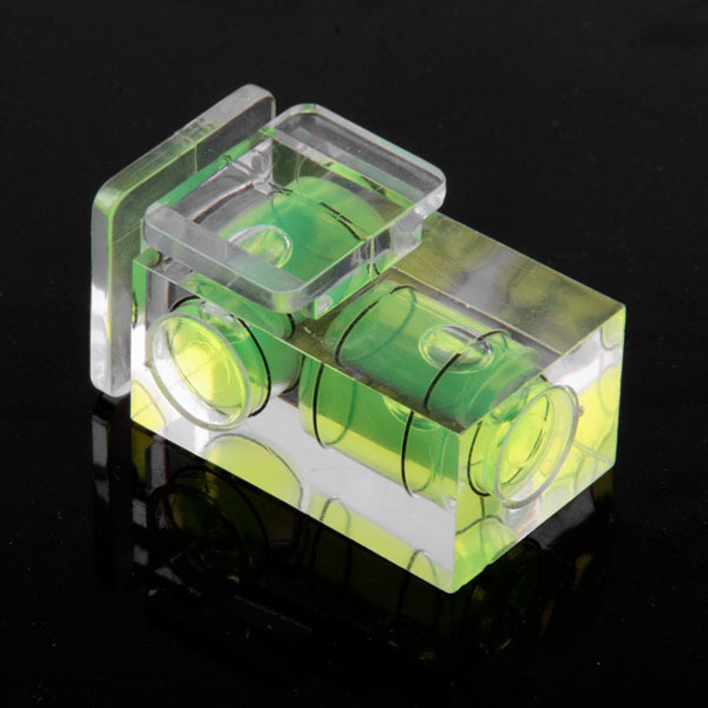 Jual 2 Axis Bubble Spirit Hot Shoe Level for Canon, Nikon, Pentax ...