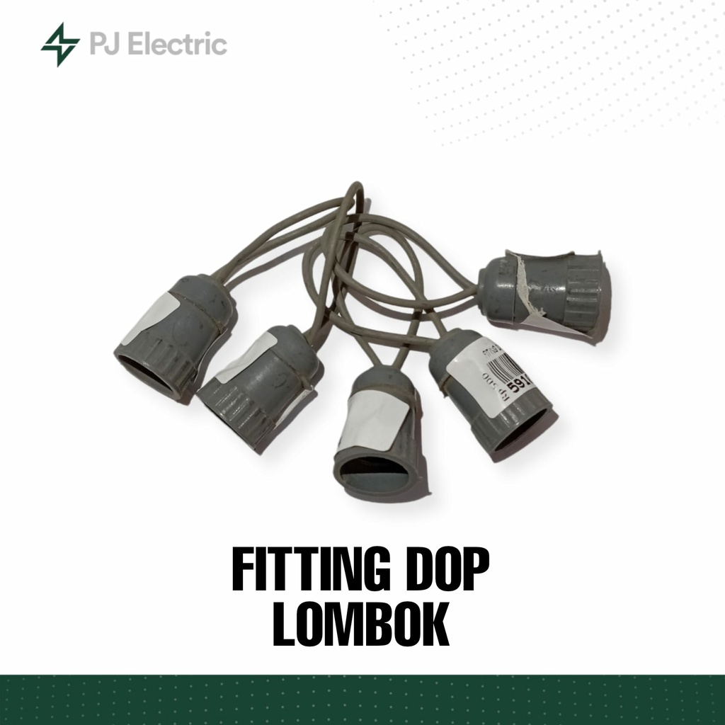 Jual Fitting lampu gantung/fitting dop lombok | Shopee Indonesia