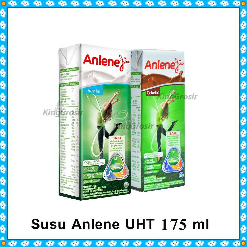 Jual Susu Anlene UHT 175 ml / Susu Nutrisi Tulang Siap minum | Shopee Indonesia