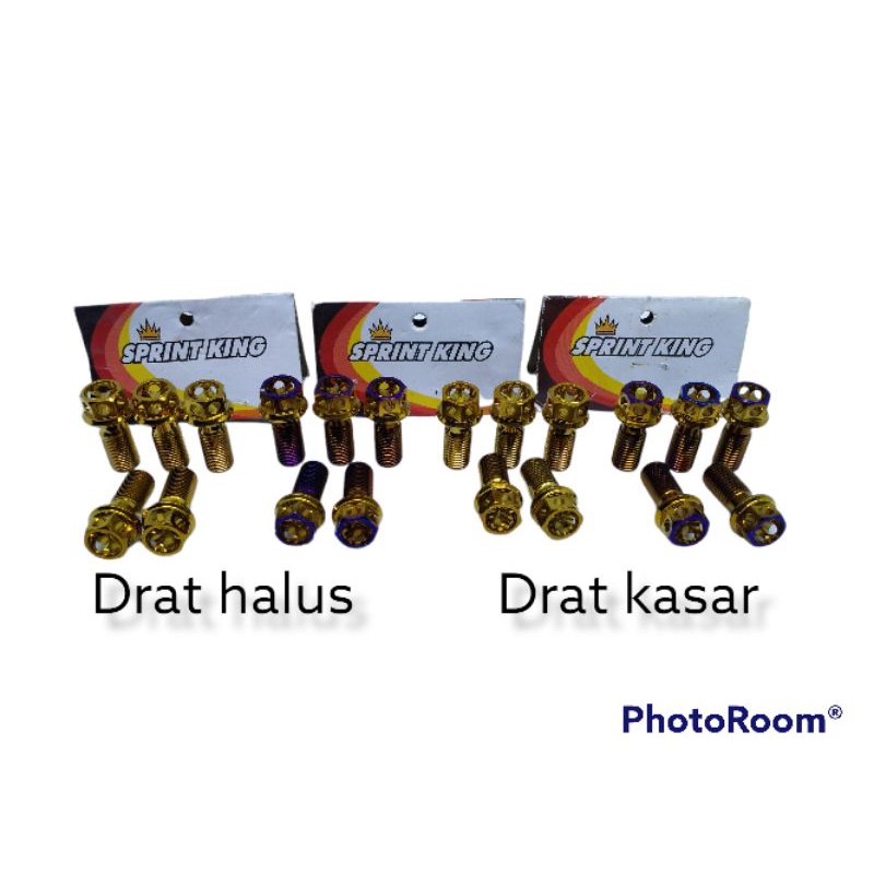 Jual original baut sambungan kaliper baut banjo drat halus dan kasar baut master rem | Shopee ...