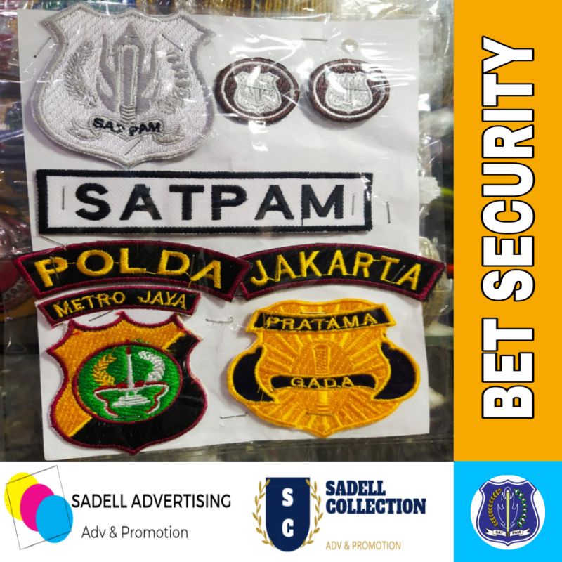 Jual Logo Satpam Logo Security Bet Securty Full Set Terbaru | Shopee ...