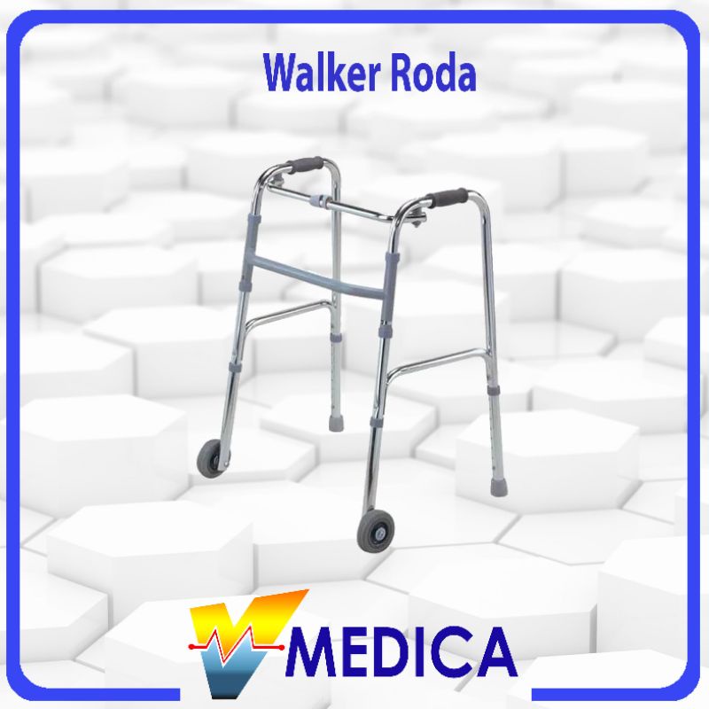 Jual (Reguler) Walker Geser+Roda merk Gea & Avico (walker geser 2in1 ...
