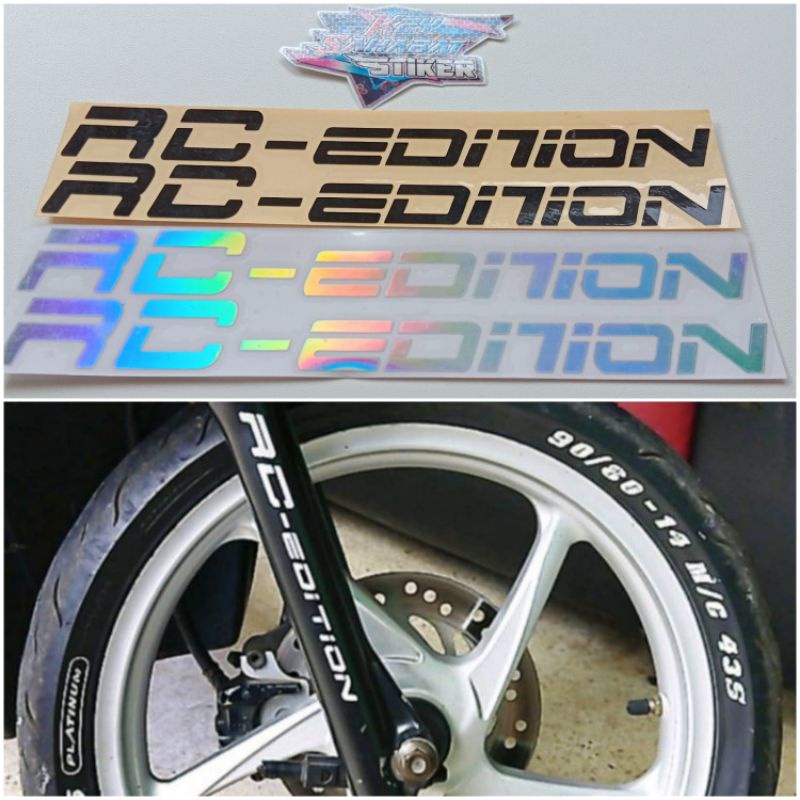 Jual STICKER RC EDITION SHOCK BOTTOM | Shopee Indonesia