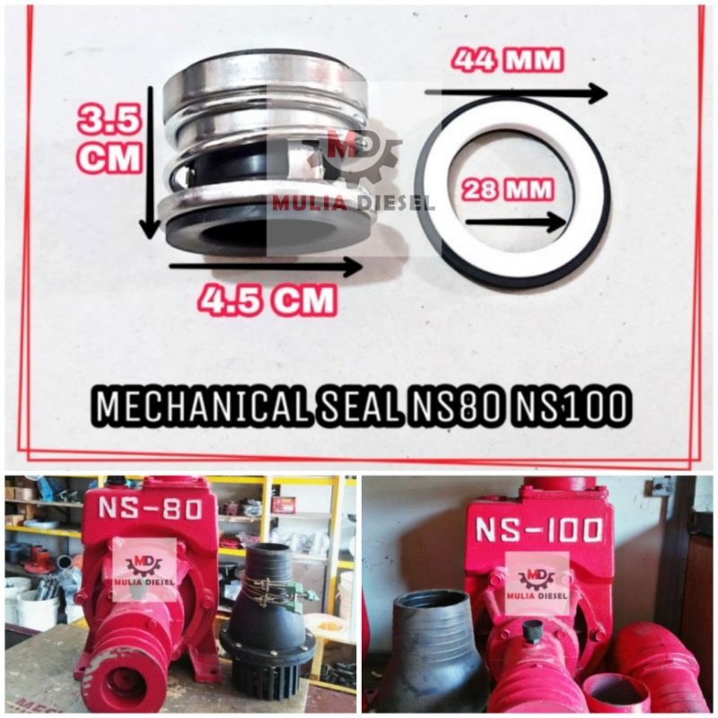 Jual Mechanical Seal Water Sil Pompa NS80 NS 80 NS100 NS 100 3inci ...