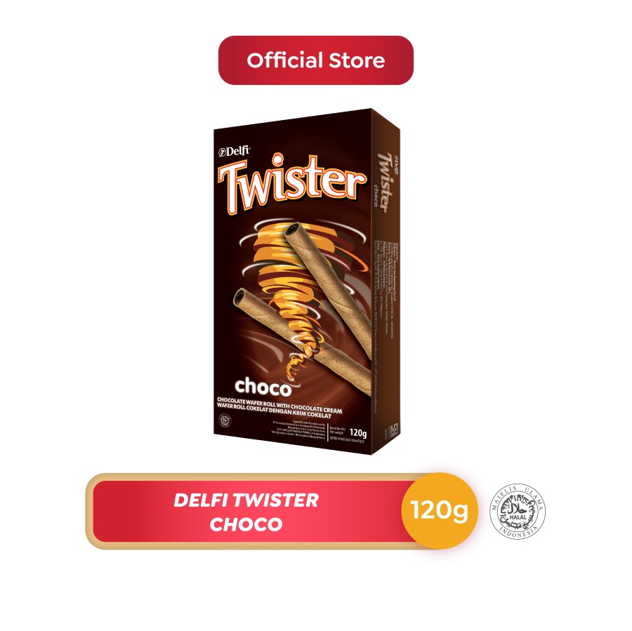 Jual Delfi Twister Choco 120 g | Shopee Indonesia
