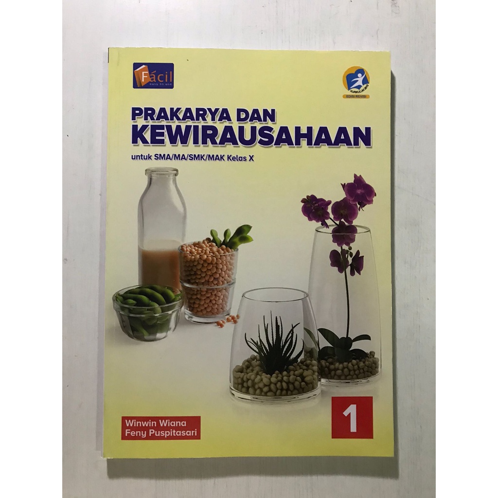 Jual Buku Prakarya dan Kewirausahaan SMA Kelas 10 X Penerbit Grafindo ...