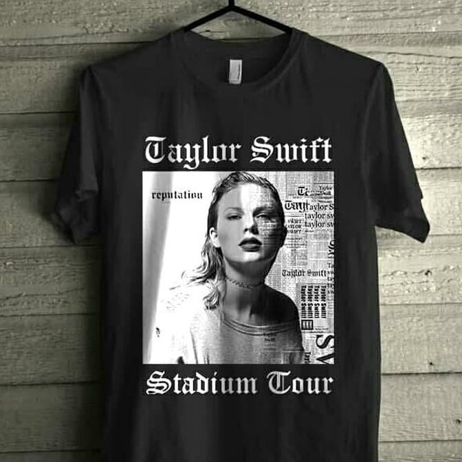 Jual T-SHIRT TAYLOR SWIFT REPUTATION STADIUM TOUR (BLACK) {PRODUK ...