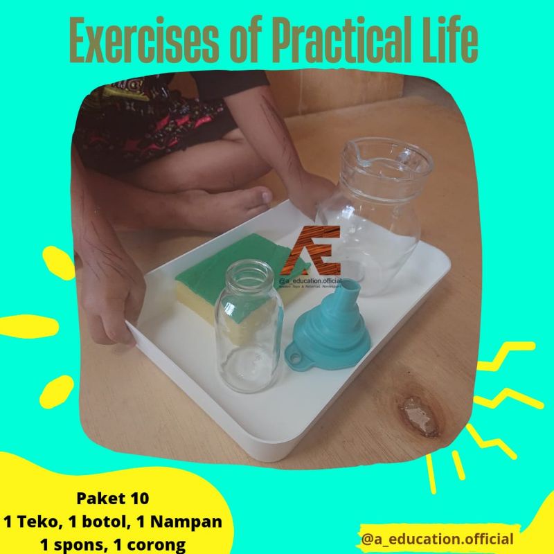Jual Practical Life Montessori Exercises of Practical Life EPL ...