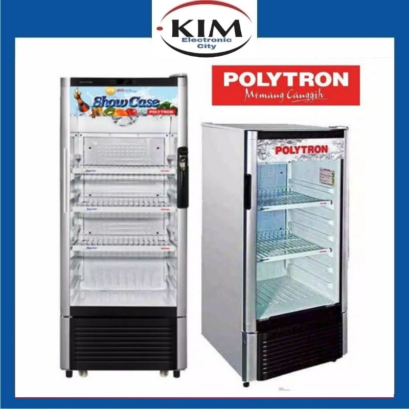 Jual SHOWCASE POLYTRON SCN 181 L 3 RAK DISPLAY COOLER KULKAS LOW WATT ...