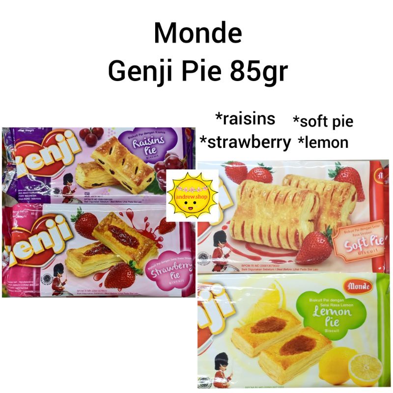 Jual Monde Genji Pie 85gr | Shopee Indonesia