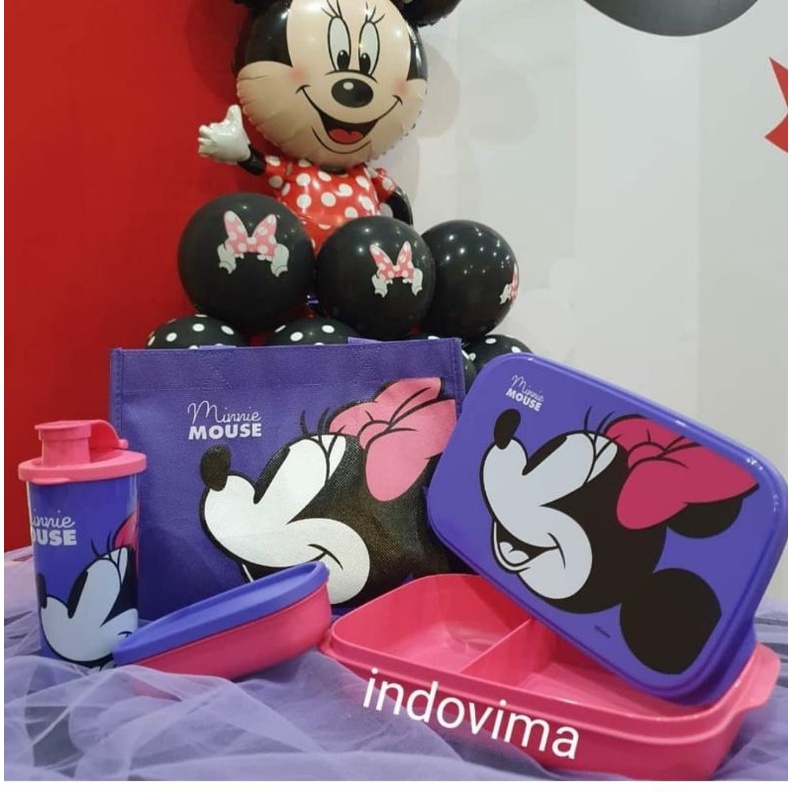 Jual Tupperware - Tempat Makan Minum Minnie Mouse | Shopee Indonesia