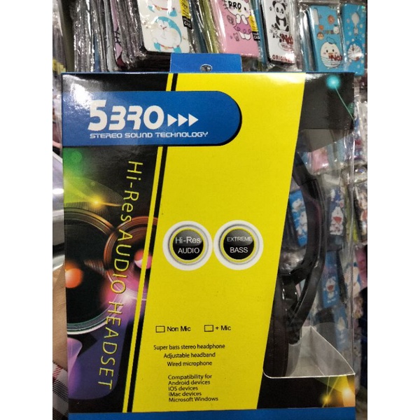 Jual HEADSEAT BANDO 5BRO HEADSET BANDO PRO DJ-01 EXTRA BASS HEADSET ...