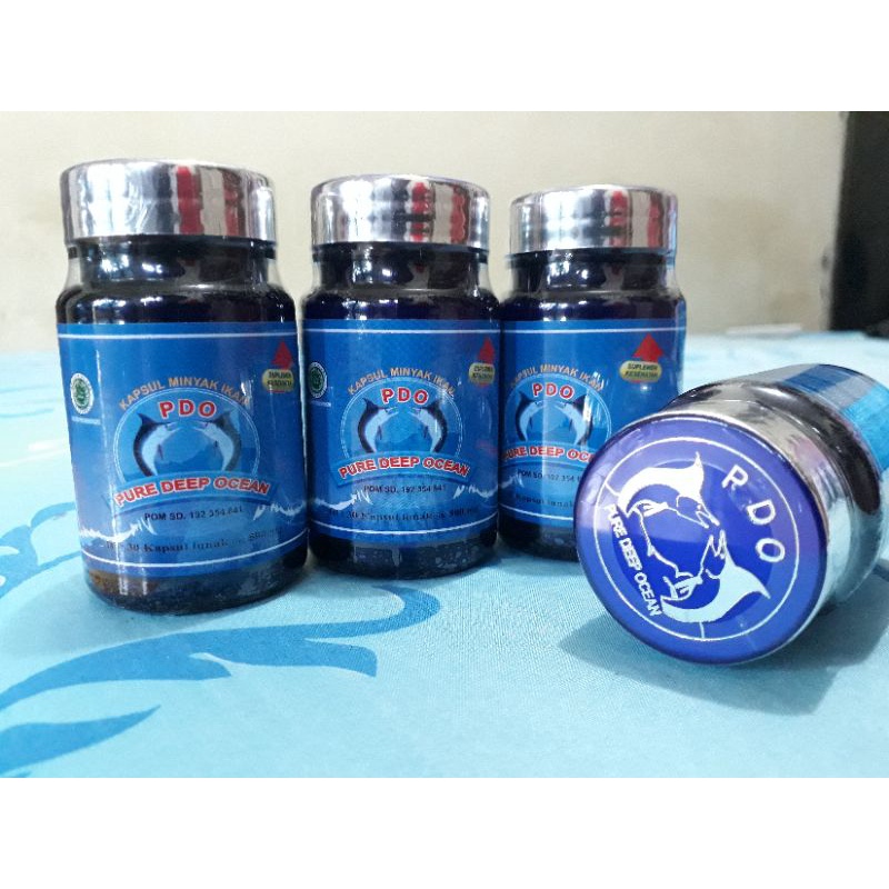 Jual PDO MINYAK IKAN KAPSUL ISI 30 KAPSUL @ 500 mg BERSERTIFIKAT HALAL ...