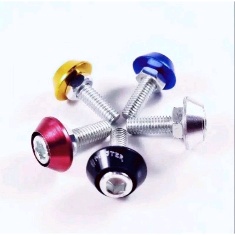 Jual Baut plat nomor warna monel 10cnc variasi baut variasi ukuran ...
