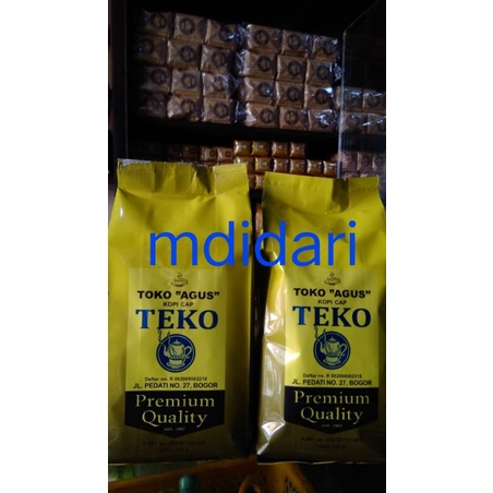 Jual Kopi Bubuk Robusta 250gr Kopi Cap Teko Premium Toko Agus Kopi ...