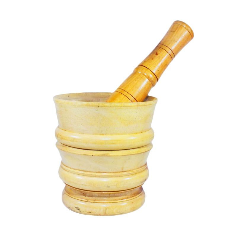 Jual Alat Penumbuk Obat Kayu Lumpang Penumbuk Bumbu - Deplok Obat ...