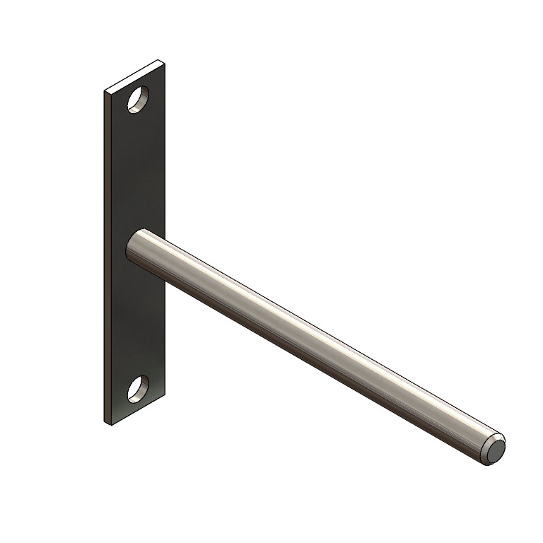 Jual dudukan papan besi as lurus tempel dinding | Shopee Indonesia