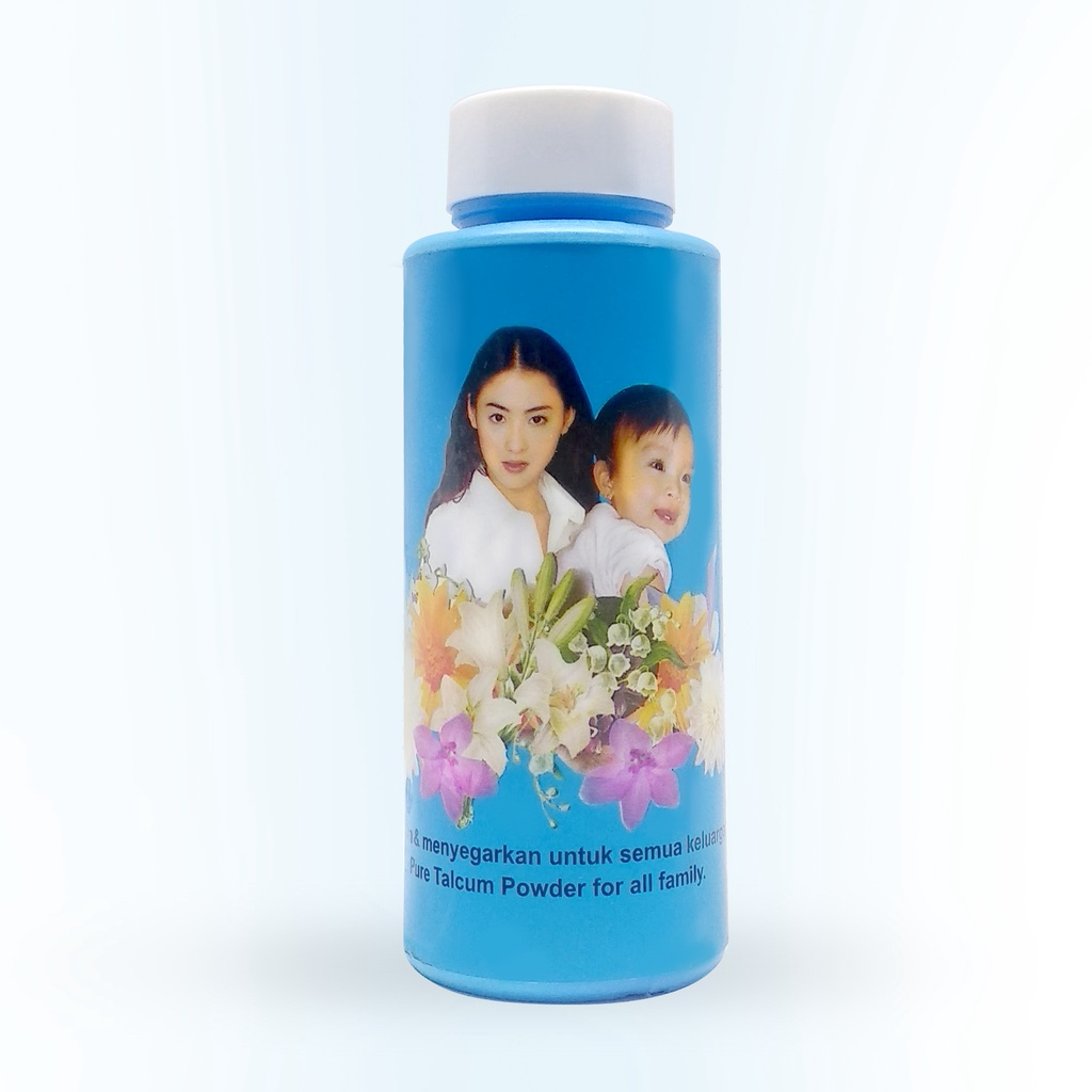 Jual MK206 Bedak Riana by Melani Botol Plastik Biru / Pink | Shopee ...