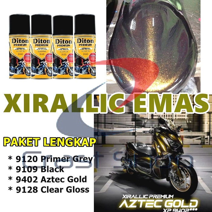 Jual Paket Lengkap Cat Pilox Semprot Diton Premium XP 9402 Xirallic ...