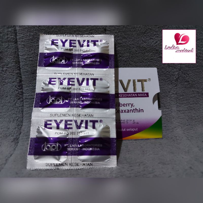 Jual Eyefit Suplemen untuk Kesehatan Mata harga 1strip per 6 tablet | Shopee Indonesia