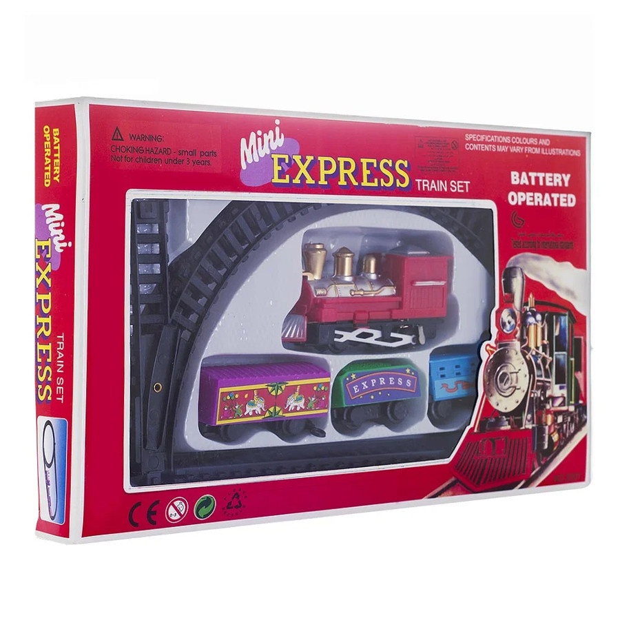 Jual Mainan Anak Kereta Api Mini Express Train Set Rail King 2001 ...