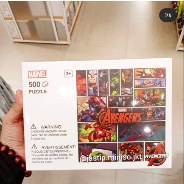 Jual MINISO PUZZLE MARVEL 500PCS | Shopee Indonesia