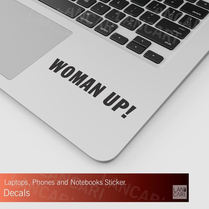 Jual Decal Sticker Woman up womanista girl Cutting Macbook Laptop ...