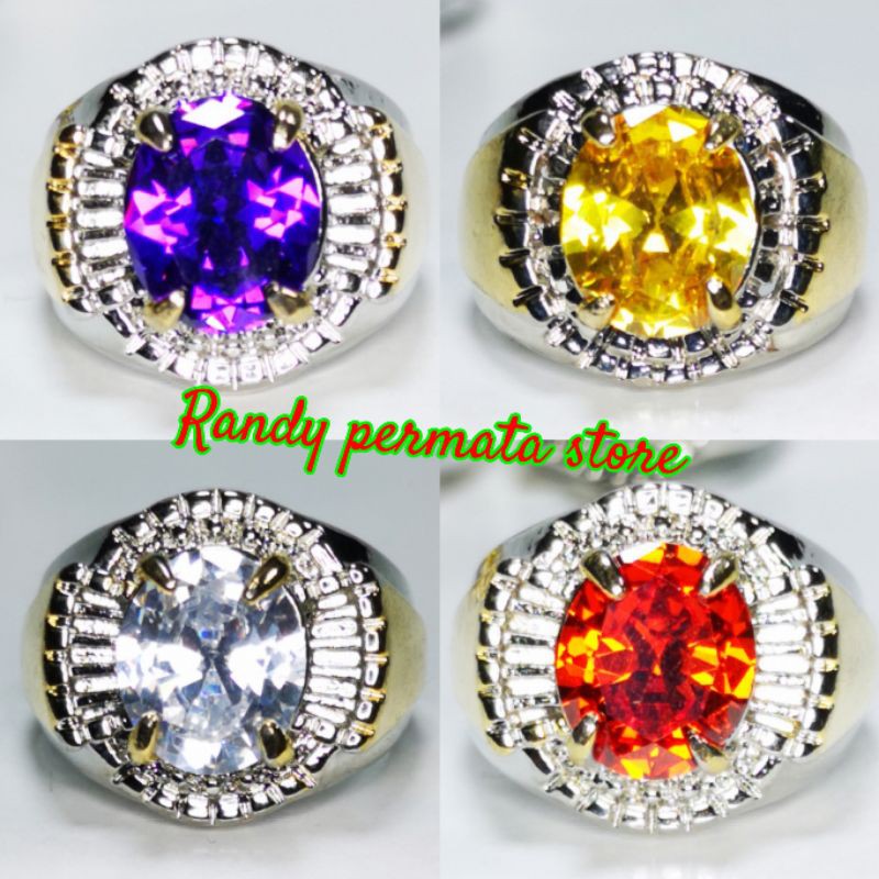 Jual Batu Cincin Permata Cubic Zirconia Cuting Diamond Good Luster High ...