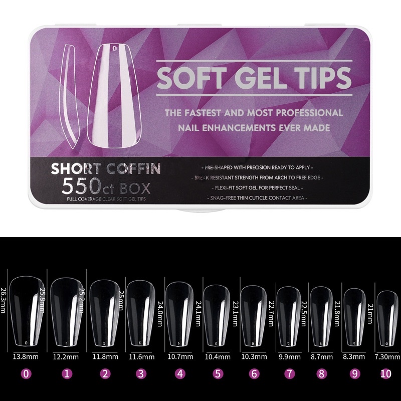 Jual NAIL SOFT TIP EXPRESS POLY GEL NAIL EXTENSION KUKU EXTENSION FOR ...