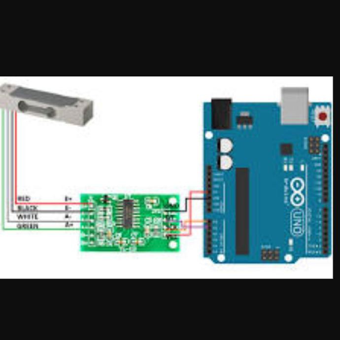 Jual Sensor Loadcell Berat 10Kg & Hx711 Arduino Uno Load Cell Yzc131 10 ...