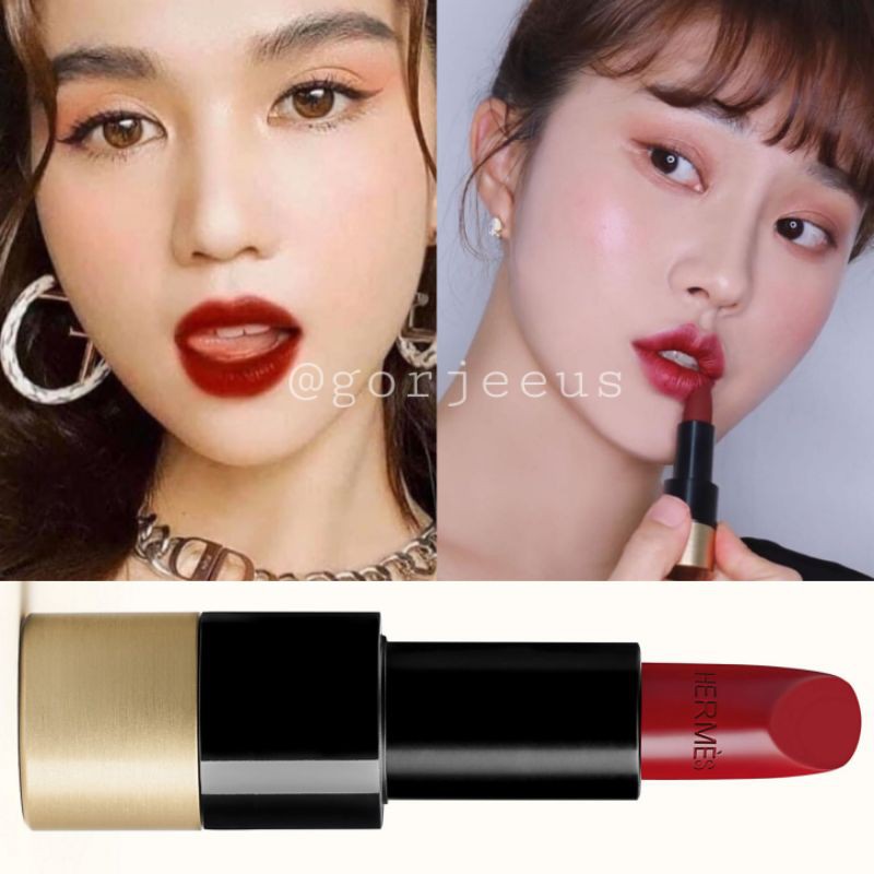 Jual HERMES SATIN LIPSTICK - 85 ROUGE H | Shopee Indonesia
