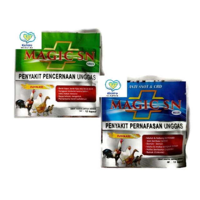 Jual Magic SN Blue dan Magic SN Green @ isi 10 kapsul Obat Pernafasan ...