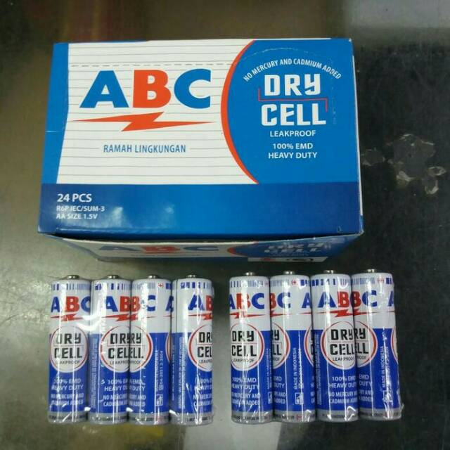 Jual Battery ABC Biru A2 / Battery ABC AA / Battery ABC Biru AA ...