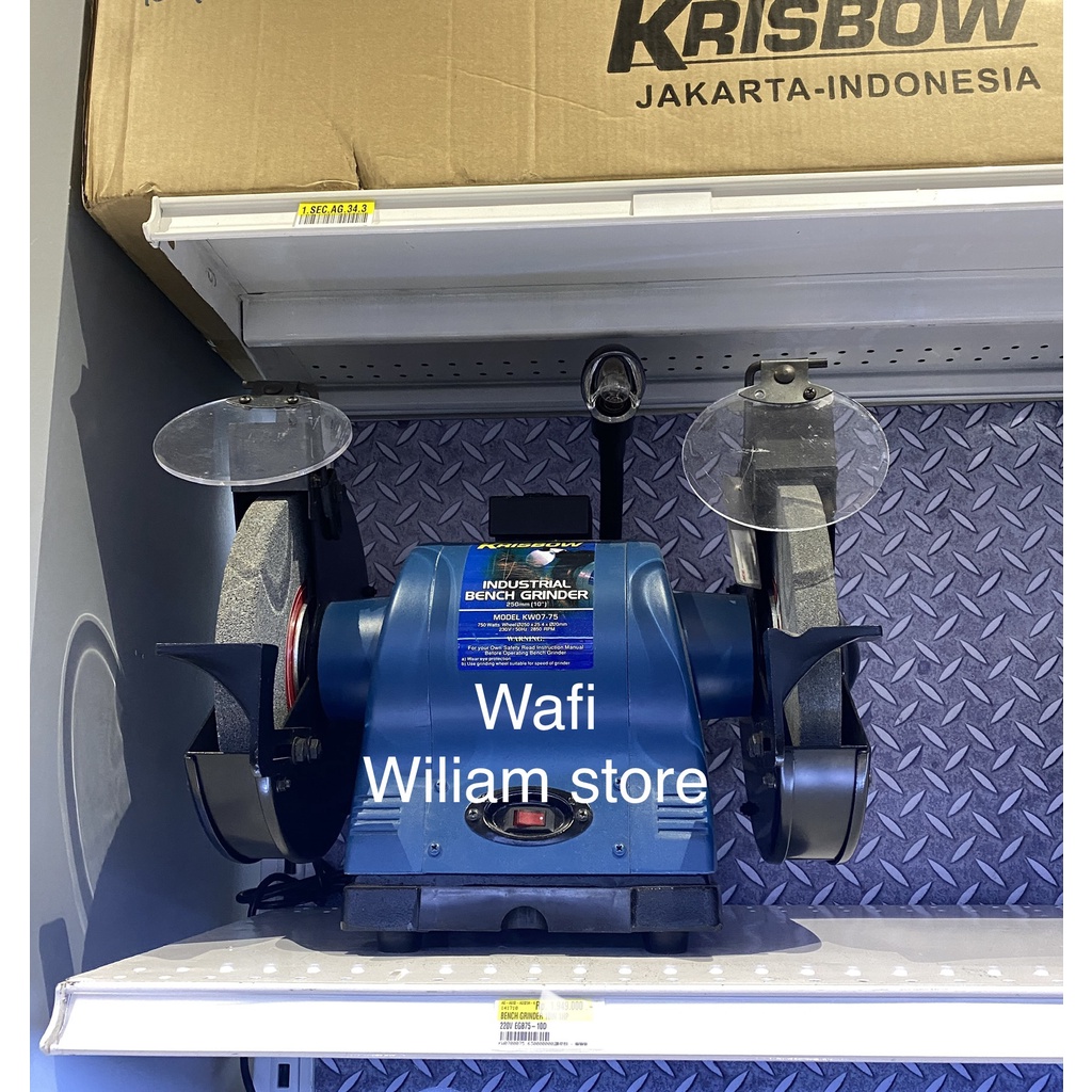 Jual krisbow Mesin Gerinda Duduk/Bench Grinder 10"/Mesin Asah Poles 10 ...