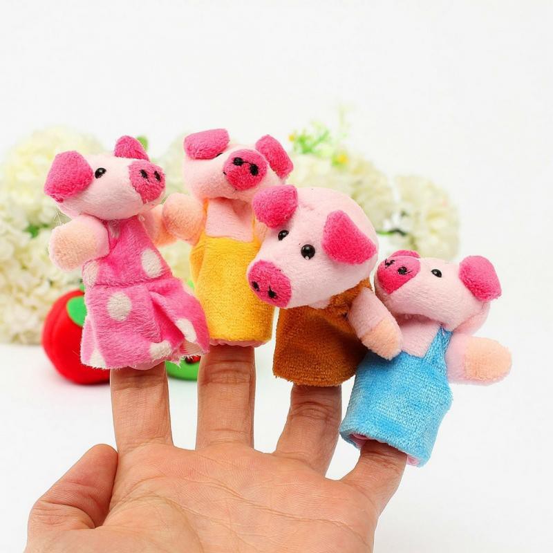 Jual Boneka Jari Babi - Set isi 8 pcs - Three Little Pigs Finger ...