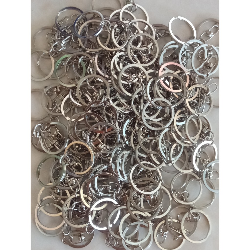 Jual Ring Gantungan Kunci Gepeng Putar plus Ring O | Shopee Indonesia