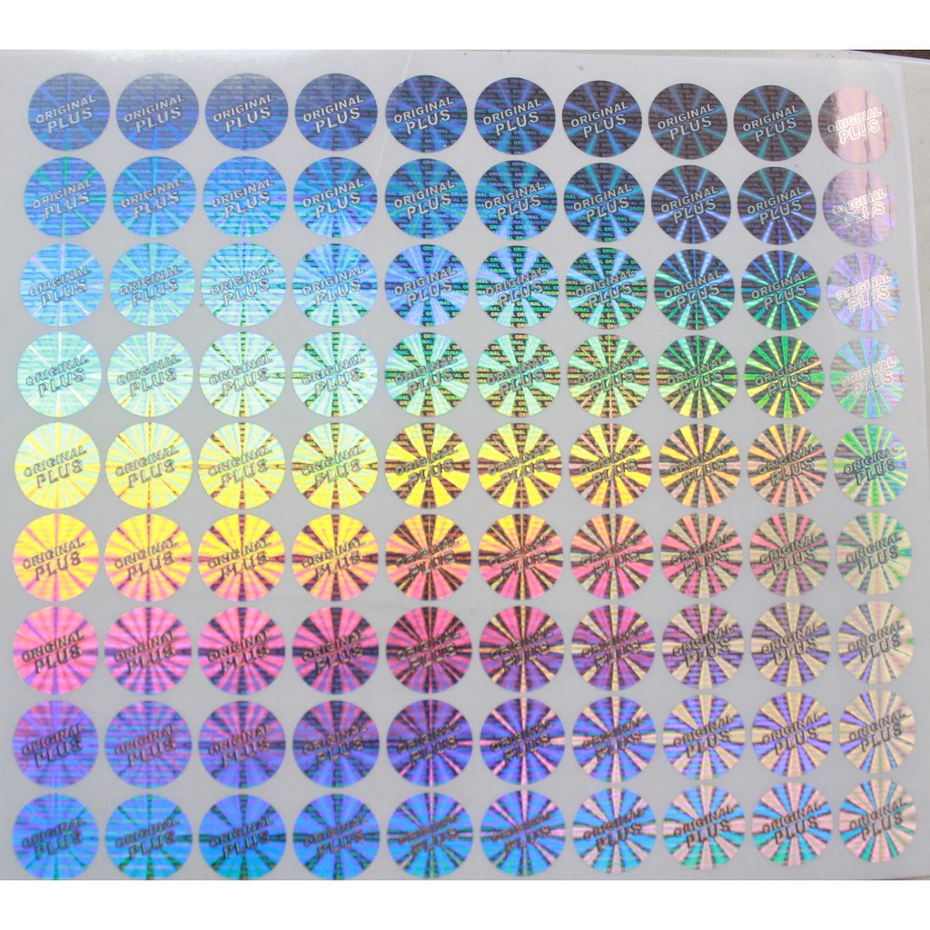 Jual Stiker hologram 3D original plus uk.d. 1,5 cm | Shopee Indonesia