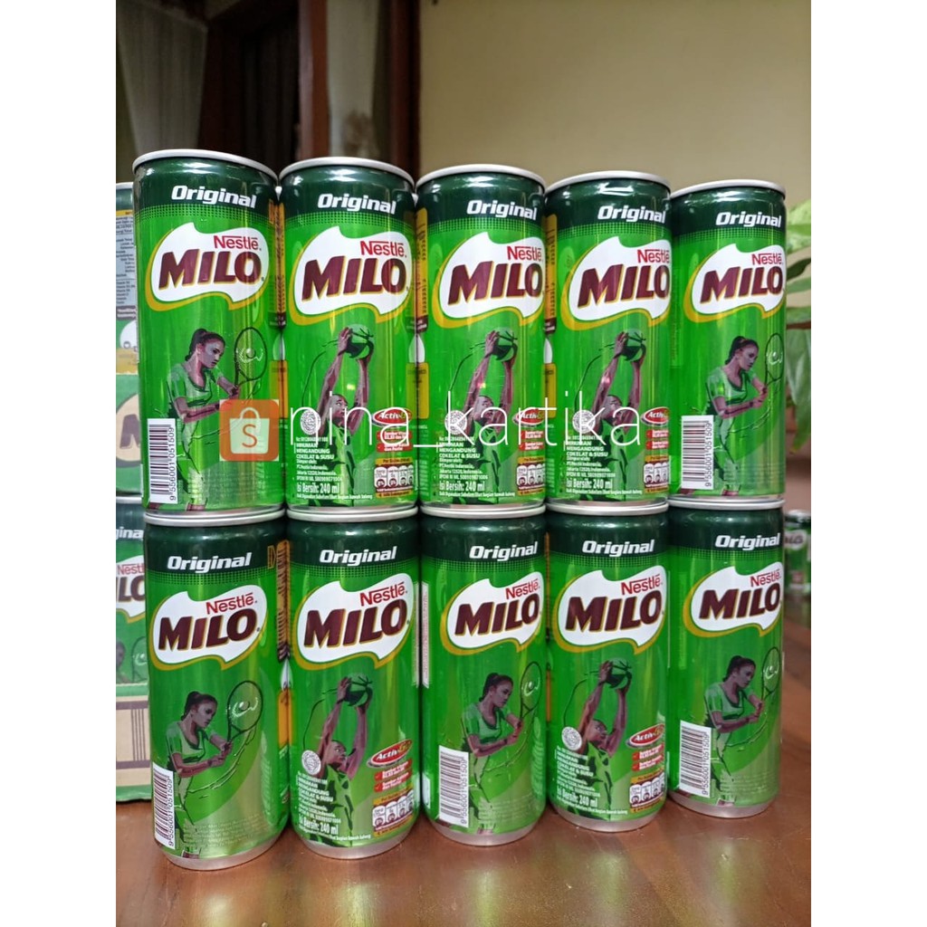 Jual Milo UHT Kaleng 240 Ml | Shopee Indonesia