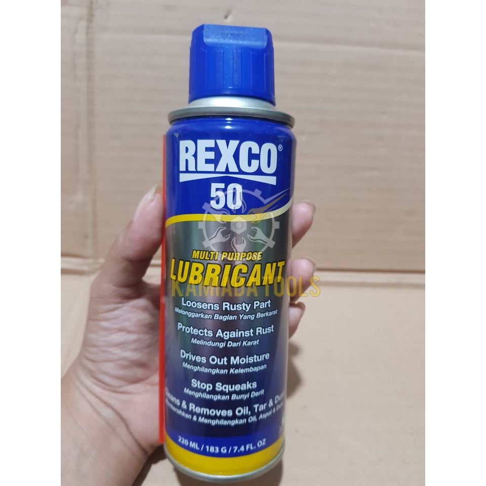 Jual REXCO 50 220ML MULTI PURPOSE LUBRICANT PELUMAS SERBA GUNA | Shopee ...