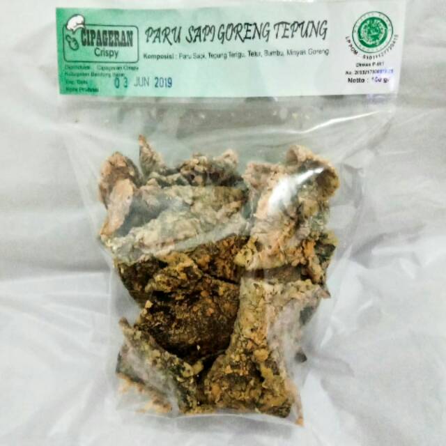 Jual PARU SAPI CRISPY ORIGINAL (100gr) FREE BUBLE WRAP | Shopee Indonesia