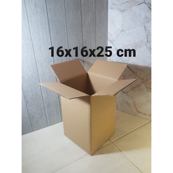 Jual Kardus / Box / uk. 16x16x25 cm / karton packing polos baru ST ...